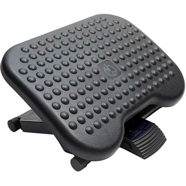 Kantek Professional Adjustable Footrest, 4-inch to 7-inch Height, Black ...