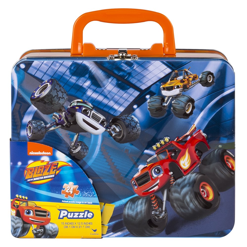 Blaze and the Monster Machines 24 Piece Puzzle with Tin Box - Walmart ...