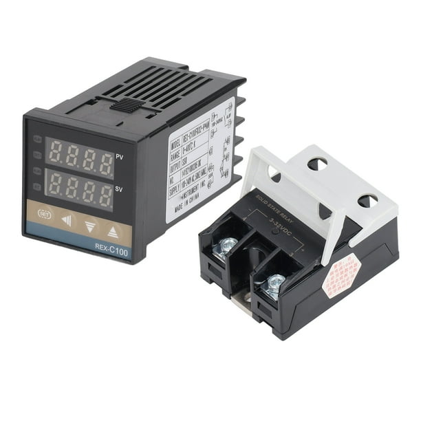 Digital Temperature Controller PID Thermostat Temperature Controller Temperature Controller Set ...