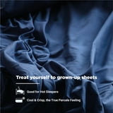 Fabdreams 100% Organic Cotton GOTS Certified 300 TC Percale King Sheet ...