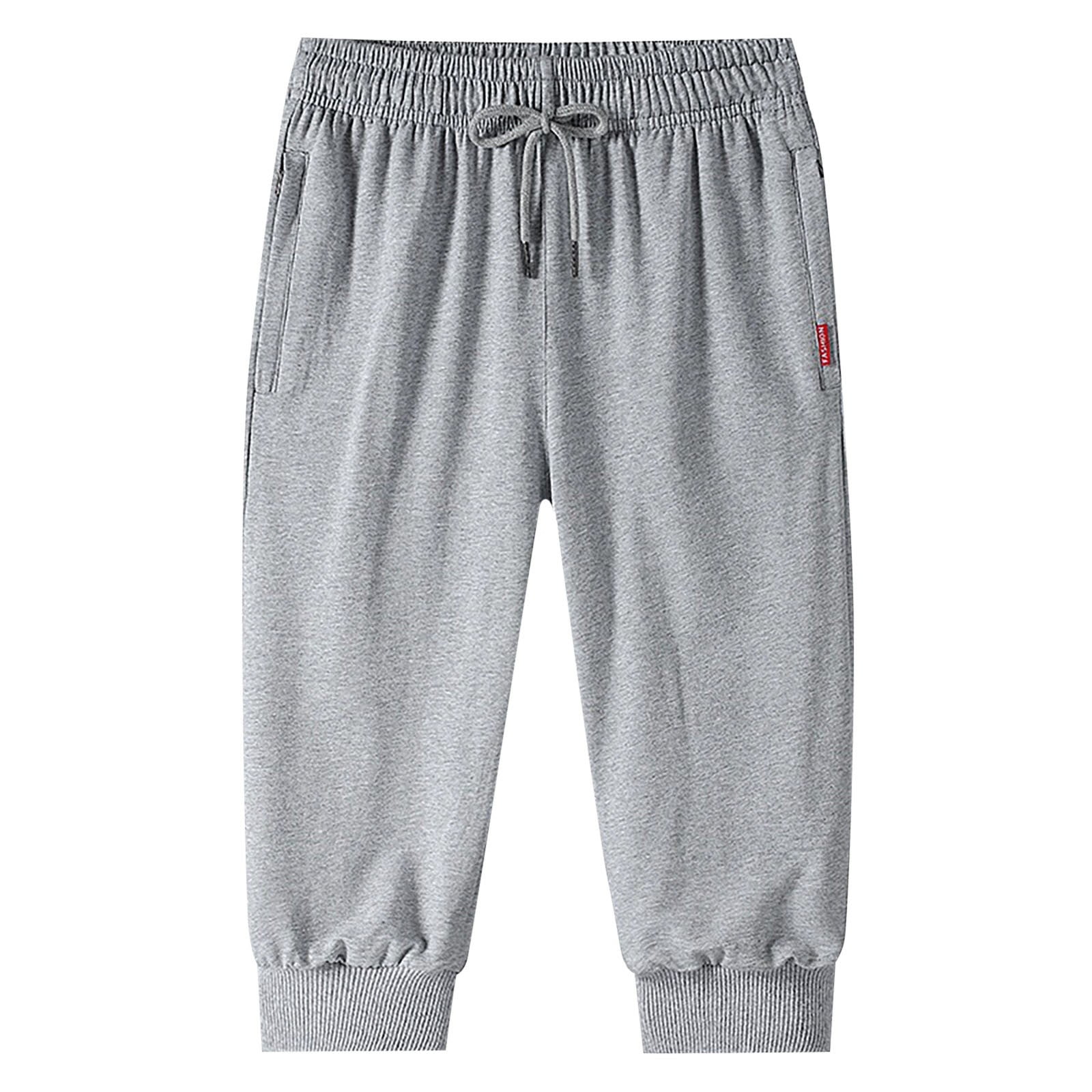 Click here for Sgmvnu Ankle Pants For Men 3/4 Jogger Capri Workou... prices