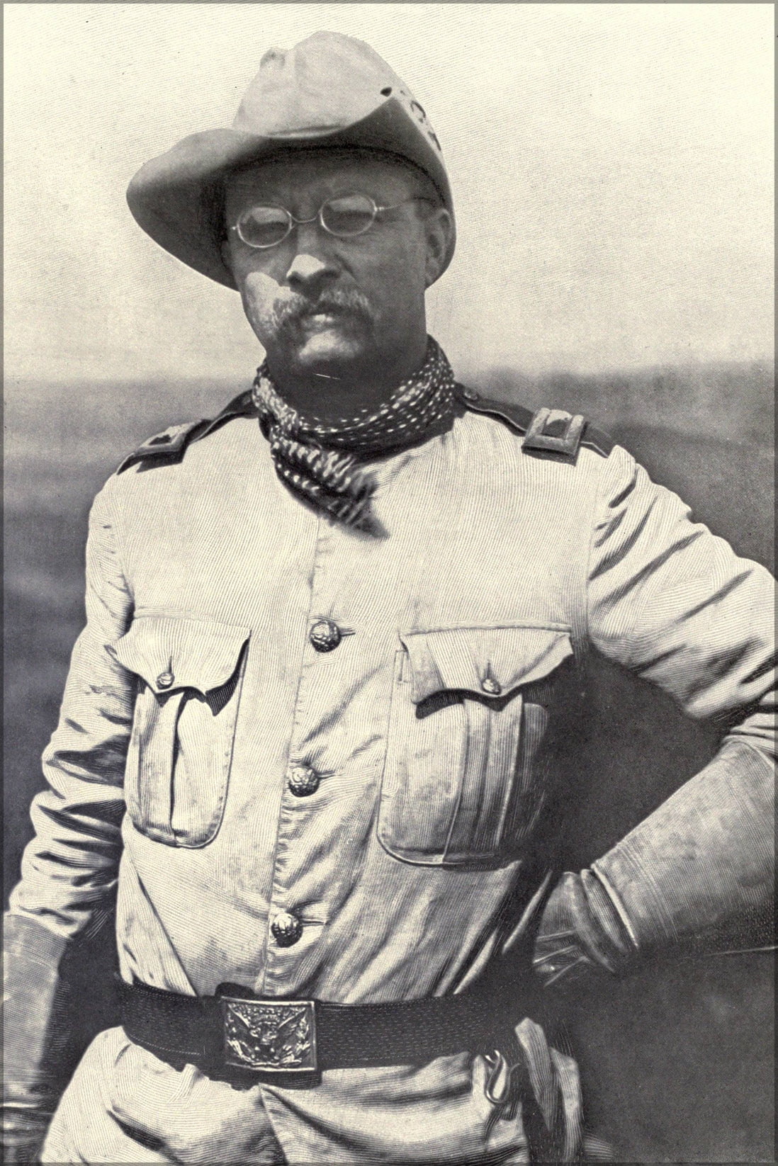 24"x36" Gallery Poster, Col. Theodore Roosevelt, of the Rough Riders ...