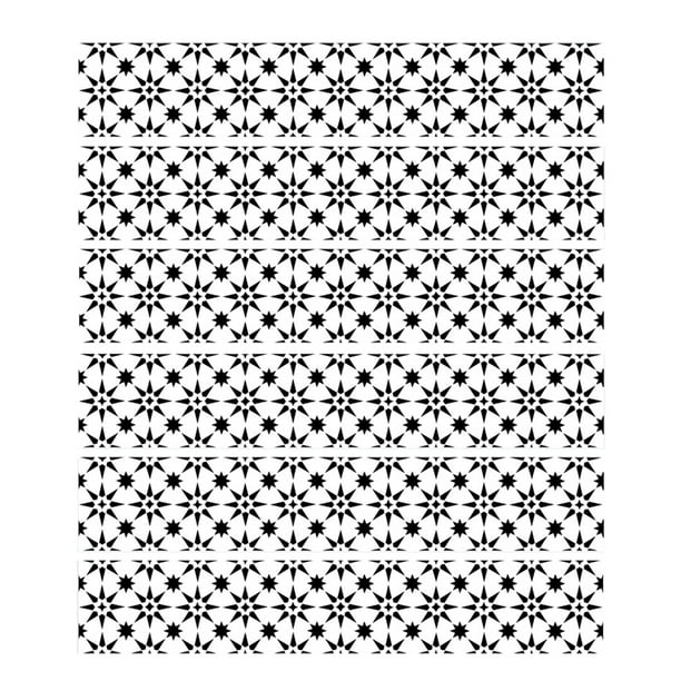 6pcs Peel and Stick Tile Backsplash Stair Riser Decals DIY Tile Decals ...