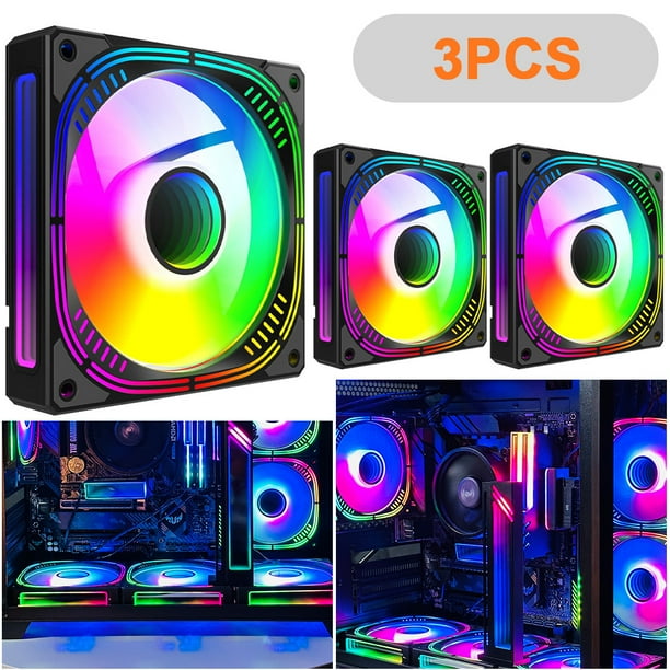 Kuymtek Enfriador CPU 120 Mm 5V 3Pin ARGB Sync Cooler Fan 12V 4 Pin PWM ...