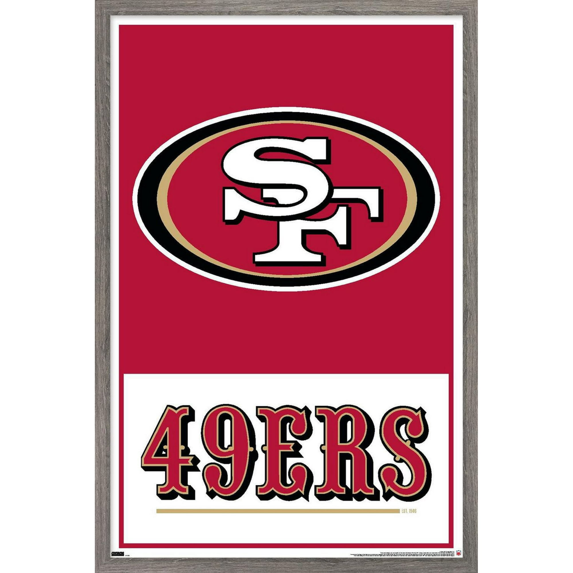 Click here for Trends International Nfl San Francisco 49ers - Log... prices
