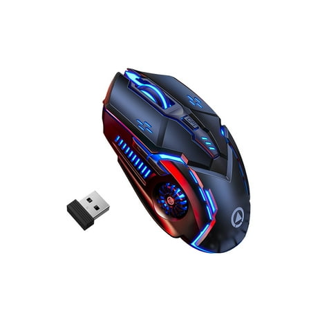 relayinert Wireless Mouse Professional 4 Gears Frosted Silent USB ...