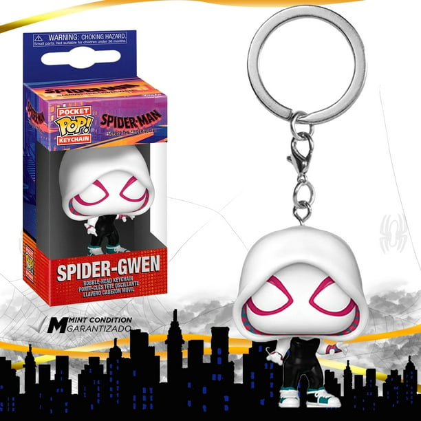 Funko Pop Llavero Spider Gwen Spiderman Cruzando El Multiverso Original ...