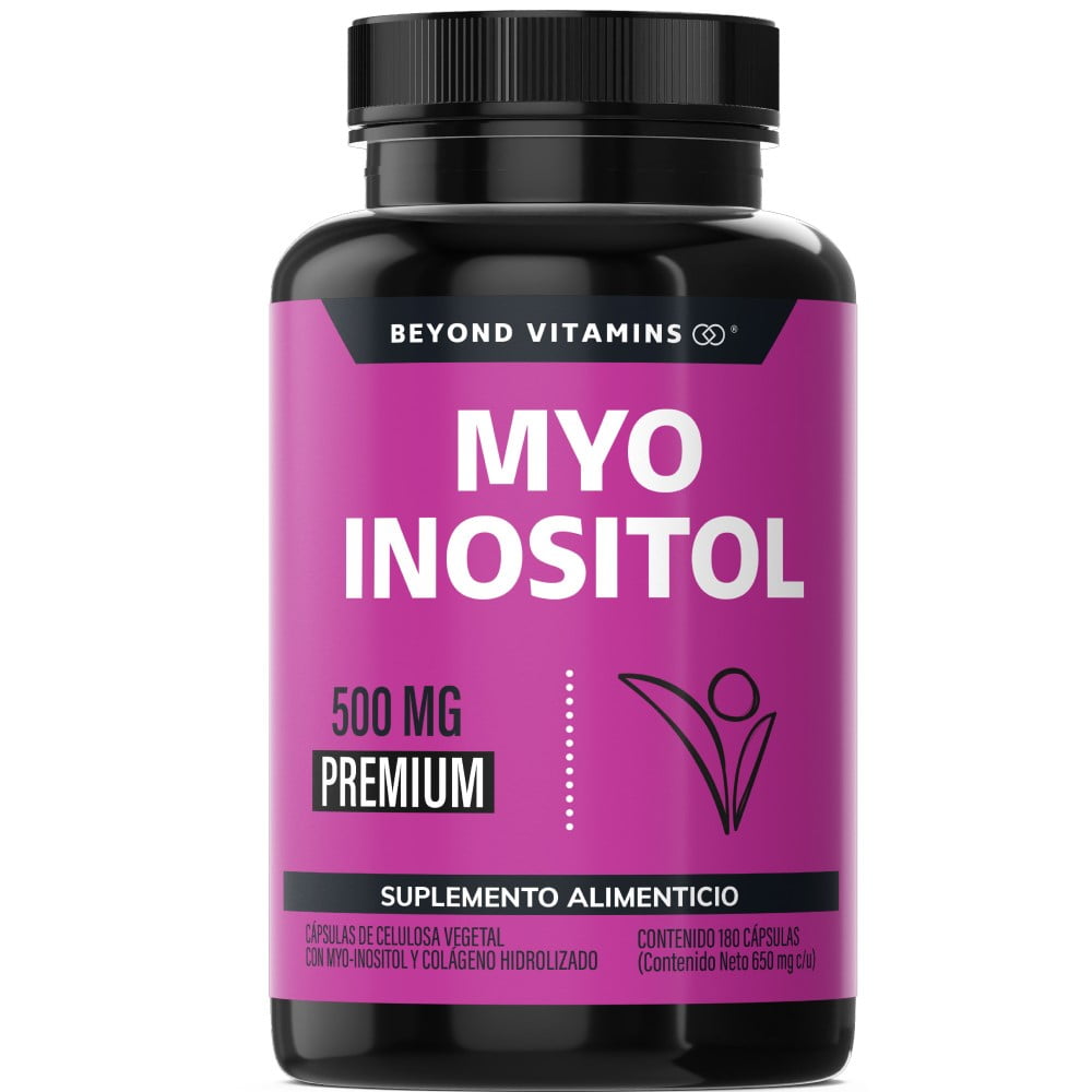 Myo Inositol 500 Mg Por Cápsula Con Colágeno Hidrolizado Polvo ...