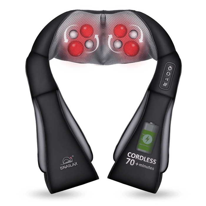 Click here for Snailax Cordless Neck Back Massager - Shiatsu Neck... prices