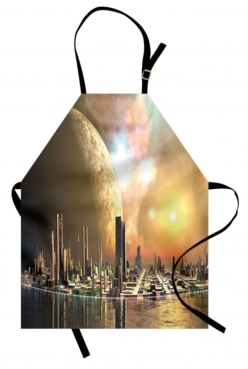 Cityscape Apron Utopia Islands Floating Future Cities Imaginary Fantasy ...