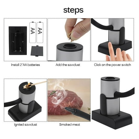 Smoke Infuser Durable Convenient Portable Smoker Meat Cocktail Cocktail ...