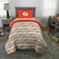 The Flash Kids 4 Piece Classic Comic Red Gray Yellow Reversible ...