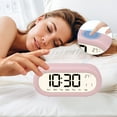 Unique Bargains Loud Alarm Clock Three Alarms Blue 5.9"L x 1.77"W x 2. ...
