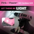 Restored Pink Power 20V Cordless Drill - Electric Drill - Power Drill ...
