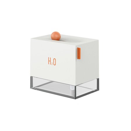 Square desktop silent humidifier simple white single spray plug-in ...