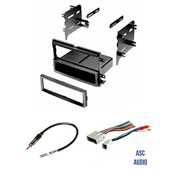 ASC Audio Car Stereo Radio Install Dash Kit, Wire Harness, and Antenna ...