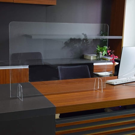 Sneeze Guard Countertop Desk Sneeze Guard Freestanding Clear Acrylic ...