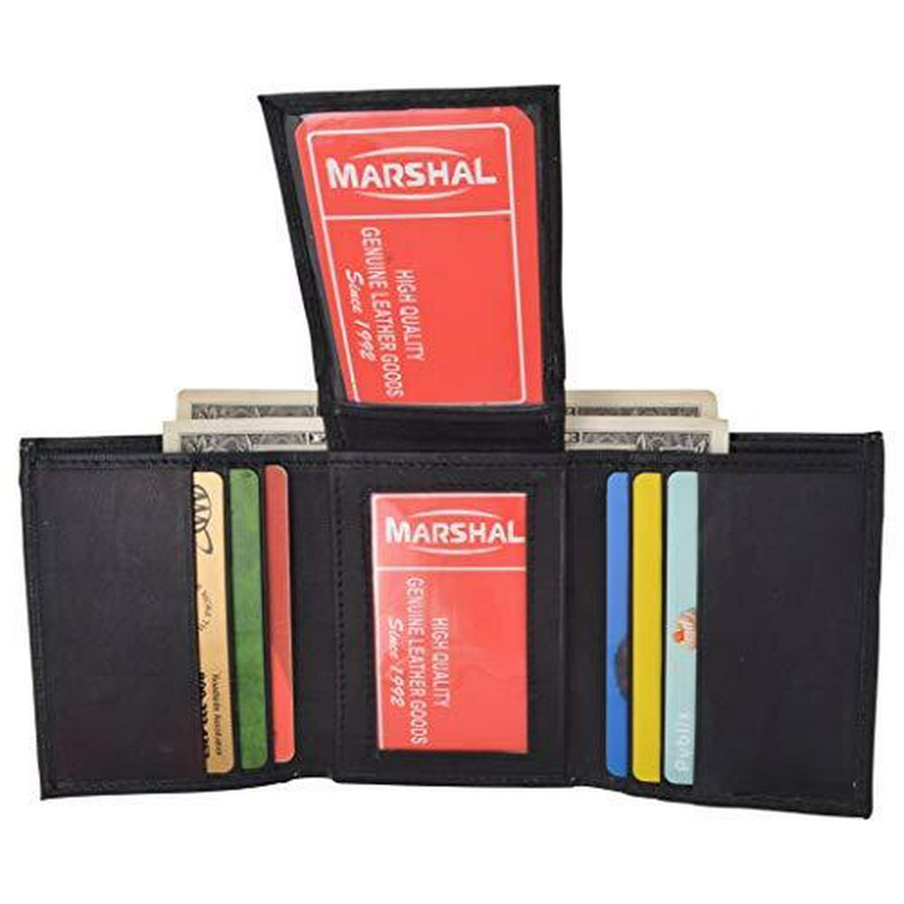 Marshal Wallet - Leather Wallets for Men Front Pocket Slim Trifold ...