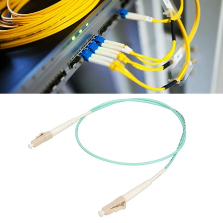 Fiber Patch Cable, 0.5m OM3 LC To LC Fiber Patch Cable, 10GB Multimode ...
