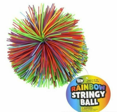 3.5" STRINGY BALL Toy Fidget Rubber koosh Stress Relax - Walmart.com