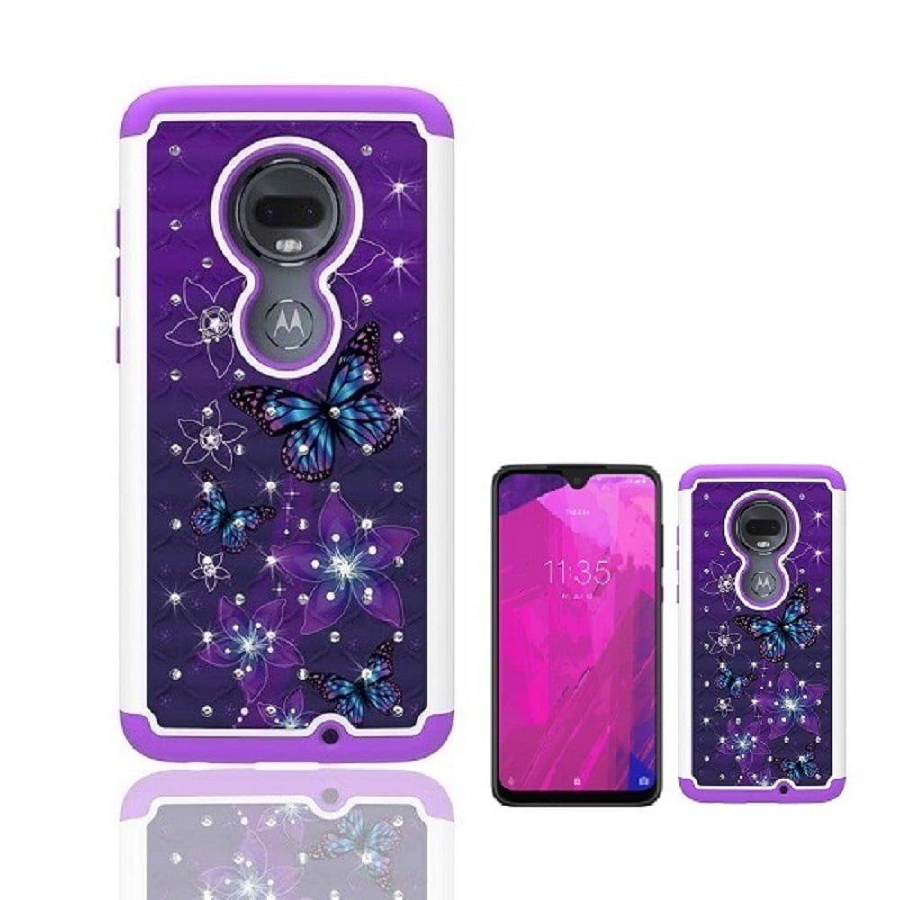 Phone Case for T-Mobile REVVLRY Plus, Studded Rhinestone Diamond Bling ...