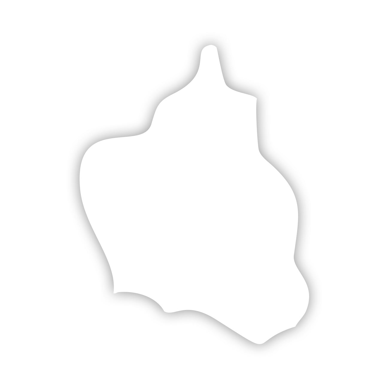 Mexico City State Shaped Sticker Decal Die Cut - Self Adhesive Vinyl - Weatherproof - Made in ...