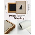Black Labrador Dog Canvas Art Print 16"L x 12"W Home Decor - Walmart.com