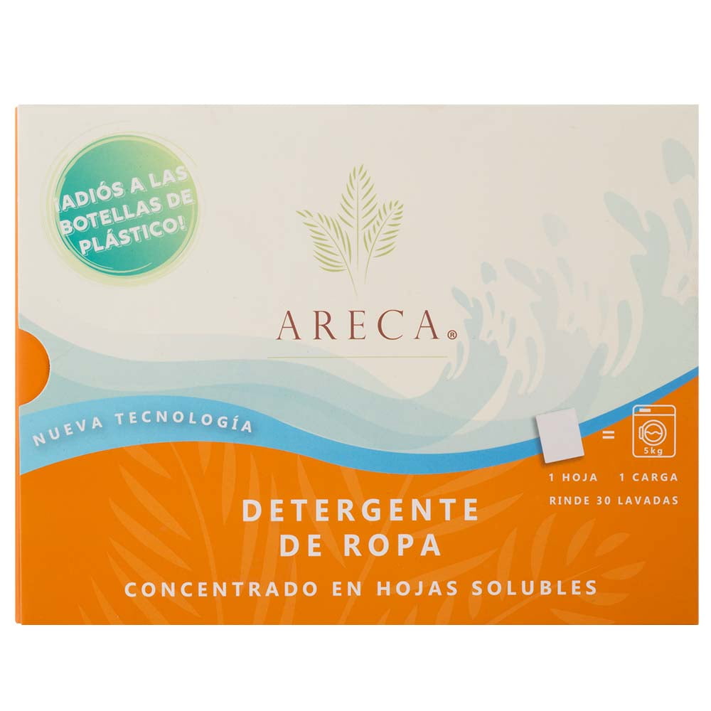 Detergente de ropa ARECA en hojas solubles | Walmart en línea