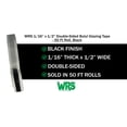 WRS 1/16" x 1/2" Double Sided Glazing Tape/Butyl Tape - 50 Ft Roll ...