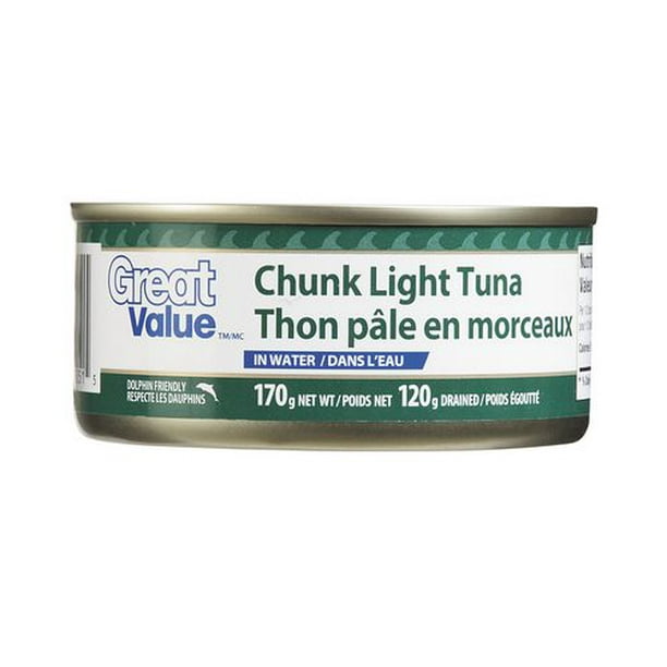Great Value Chunk Light Tuna - Walmart.ca