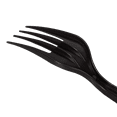 Karat PP Plastic Extra Heavy Weight Forks, Black, 1,000 ct, Catering ...