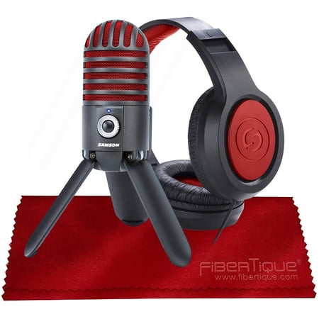 Samson Meteor Mic USB Studio Microphone, Limited Edition - Titanium ...