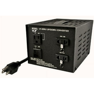 VCT VT-2000 Voltage Transformer Step Up / Down 2000 Watt 110-120 220 ...