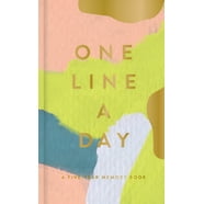 One Line a Day Canvas One Line a Day: A Five-Year Memory Book ...