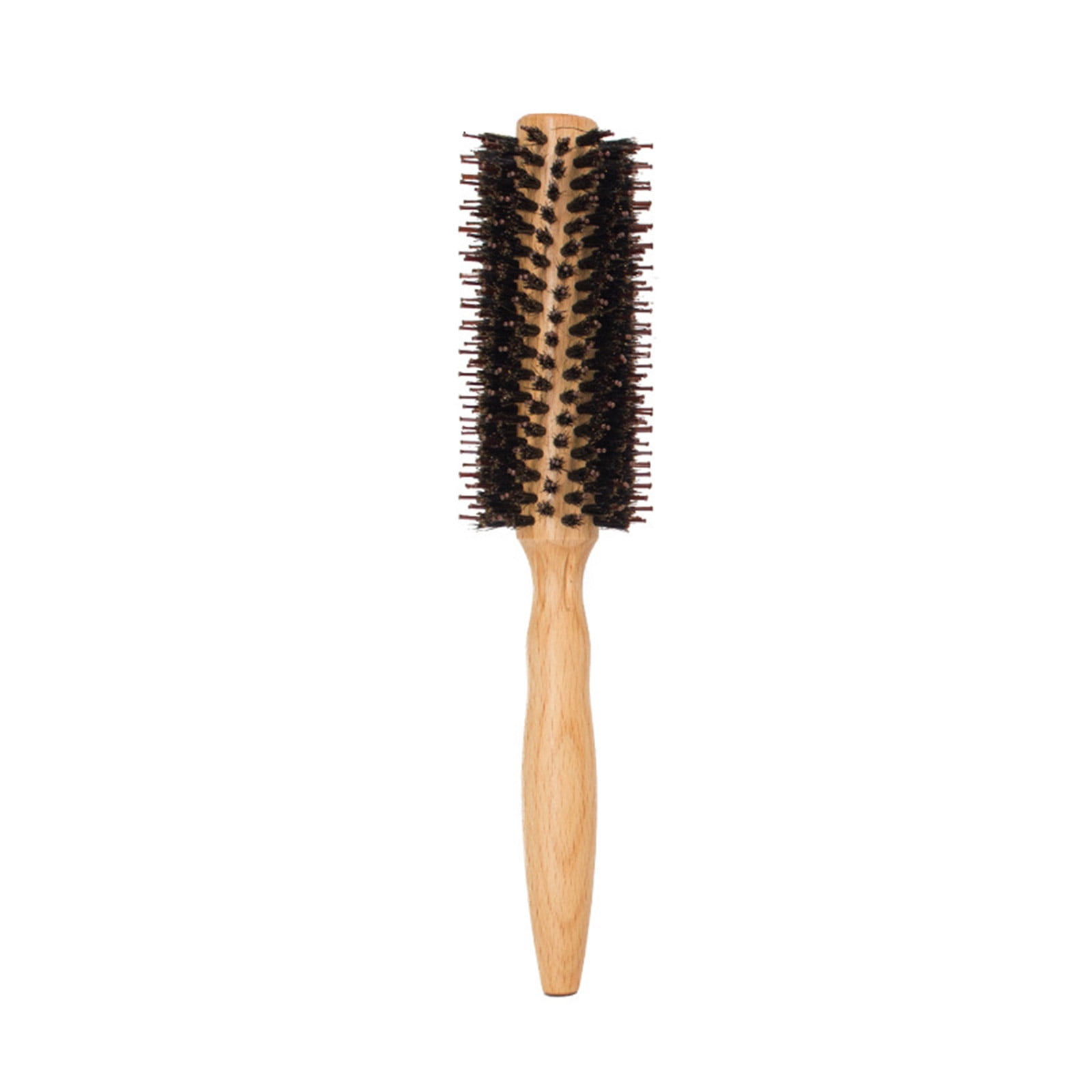 Round Brush Bristle Rolling Brushes Wood Handle Comb for Women and Men ...