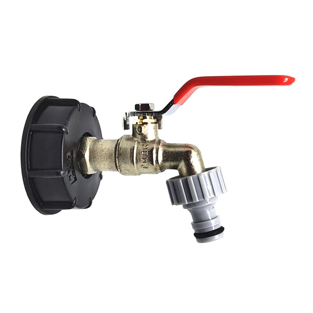 IBC Ball Rain Container Water Reservoir Dispenser Single Lever Brass ...