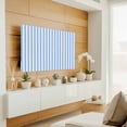 Blue White Stripe TV Dust Cover,Stretchable TV Screen Desktop Computer ...