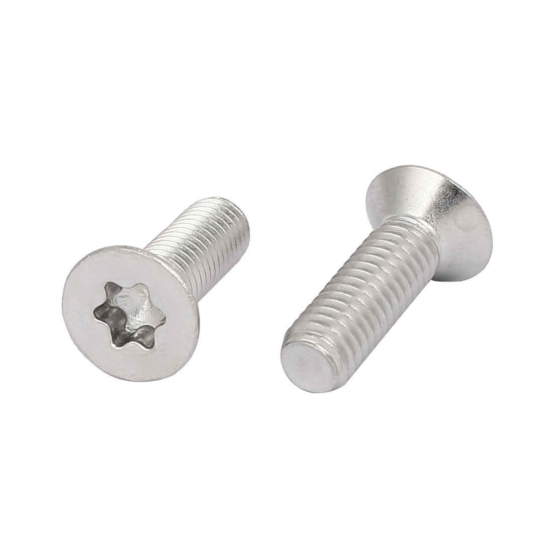 M6x20mm 304 Stainless Steel Flat Head Torx Machine Screws Fastener ...