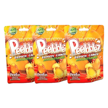 Nutty Fruity Peel'd Peelable Gummies Tangerine, Strawberry, Mango ...