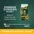Starbucks SUNSERA BLEND, Blonde Roast Ground Coffee, Smooth Blend ...