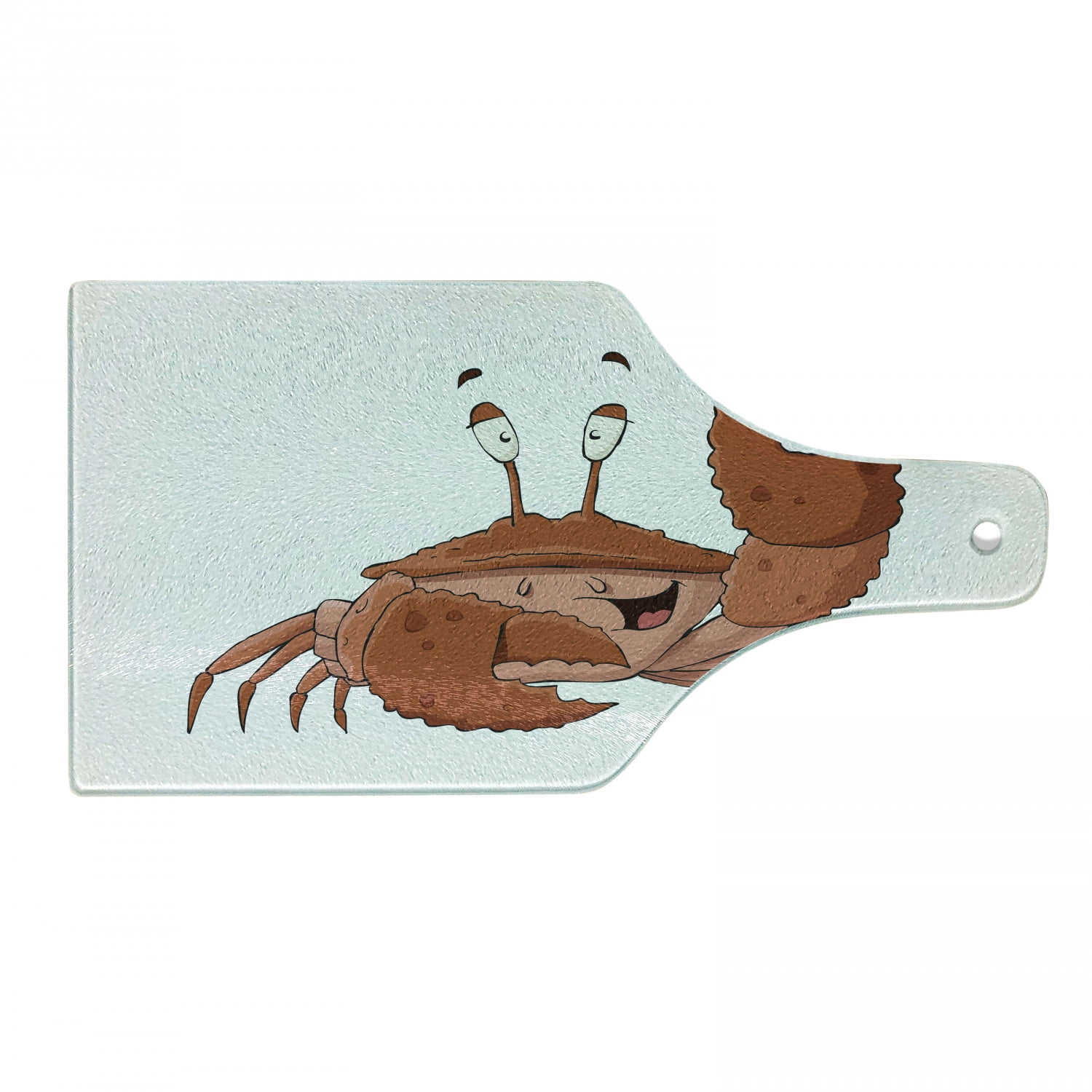 Crabs Cutting Board, Friendly Chela Arthropod Waving His Nipper ...