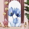 Arch Backdrop 6 Ft, Light Blue Tulip Spandex Stretch Fitted Arch Cover ...