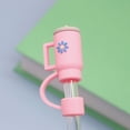 BPPEG 2026 New Straw Toppers Decorative Silicone Straw Covers Anti Dust ...