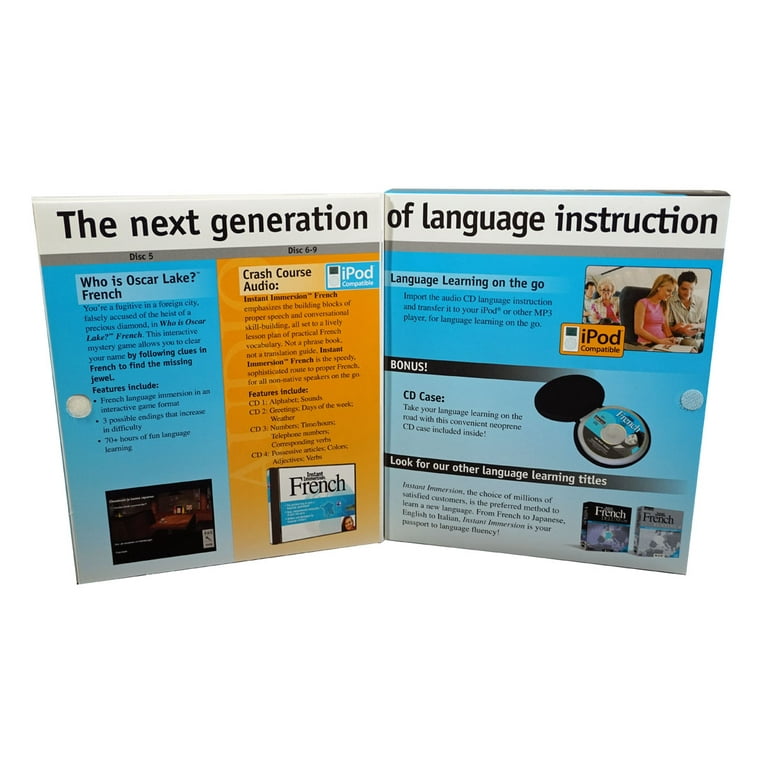 Audio Instruction For French Verbs Greetings Numbers Instant Immersion ...
