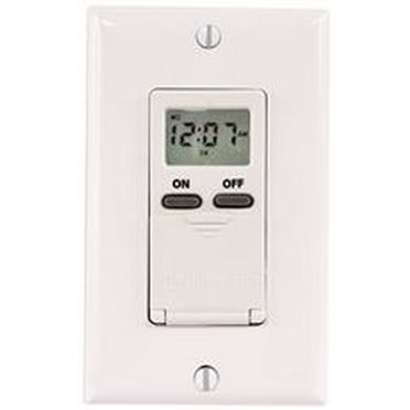 Decora 14 Hour In Wall Timer Ivory - Walmart.com
