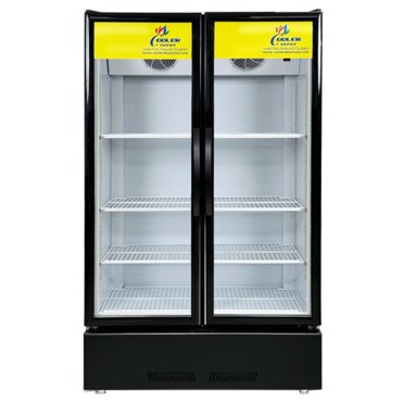 Everest Refrigeration EMGF36 Merchandising Freezer 2 Glass Doors, 115v ...