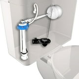 Hyper Tough Toilet Repair Kit with Fill Valve Flapper and Float for ...