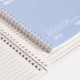 1 Pc A5 Retro Color Coil Notebook Lined Pages Solid Color Cover Durable ...