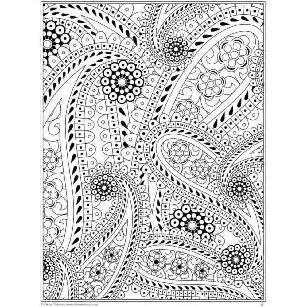 Paisley Coloring Pages Printable
