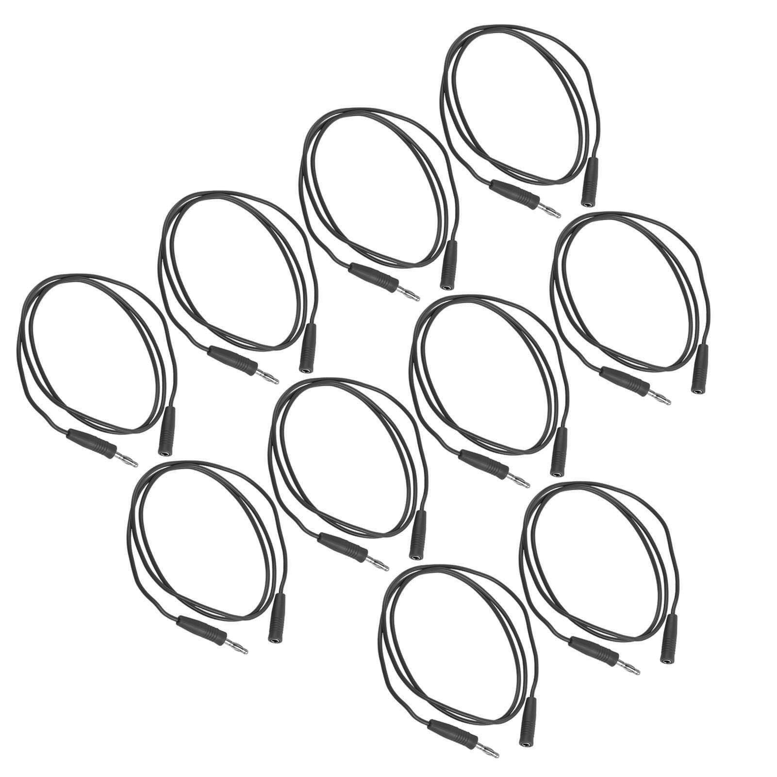 Banana Plug Connector, Male To Female Test Cable 10 Sets For Electronic ...